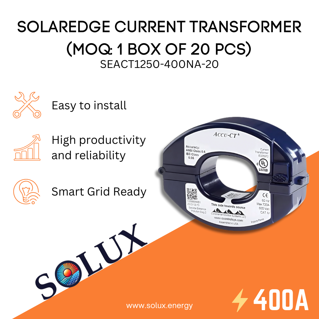 400A MR Current Transformer (MOQ: 1 Box of 20 pcs) – Solux, LLC