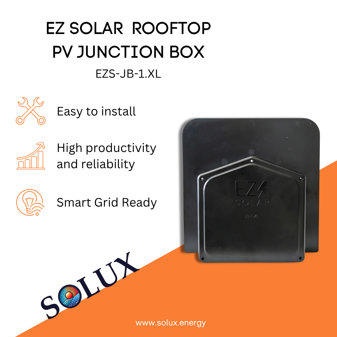 J Box EZ Solar Rooftop for Asphalt Shingle JB-1.XL – Solux, LLC