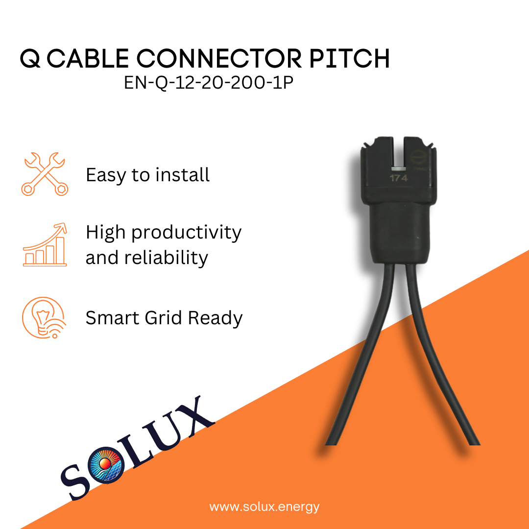 Enphase Q Cable Connector Pitch EN-Q-12-20-200-1P – Solux, LLC