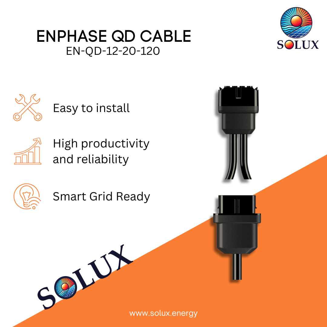 Enphase Landscape (Small) QD Cable 12AWG for 60-72 cell – Solux, LLC
