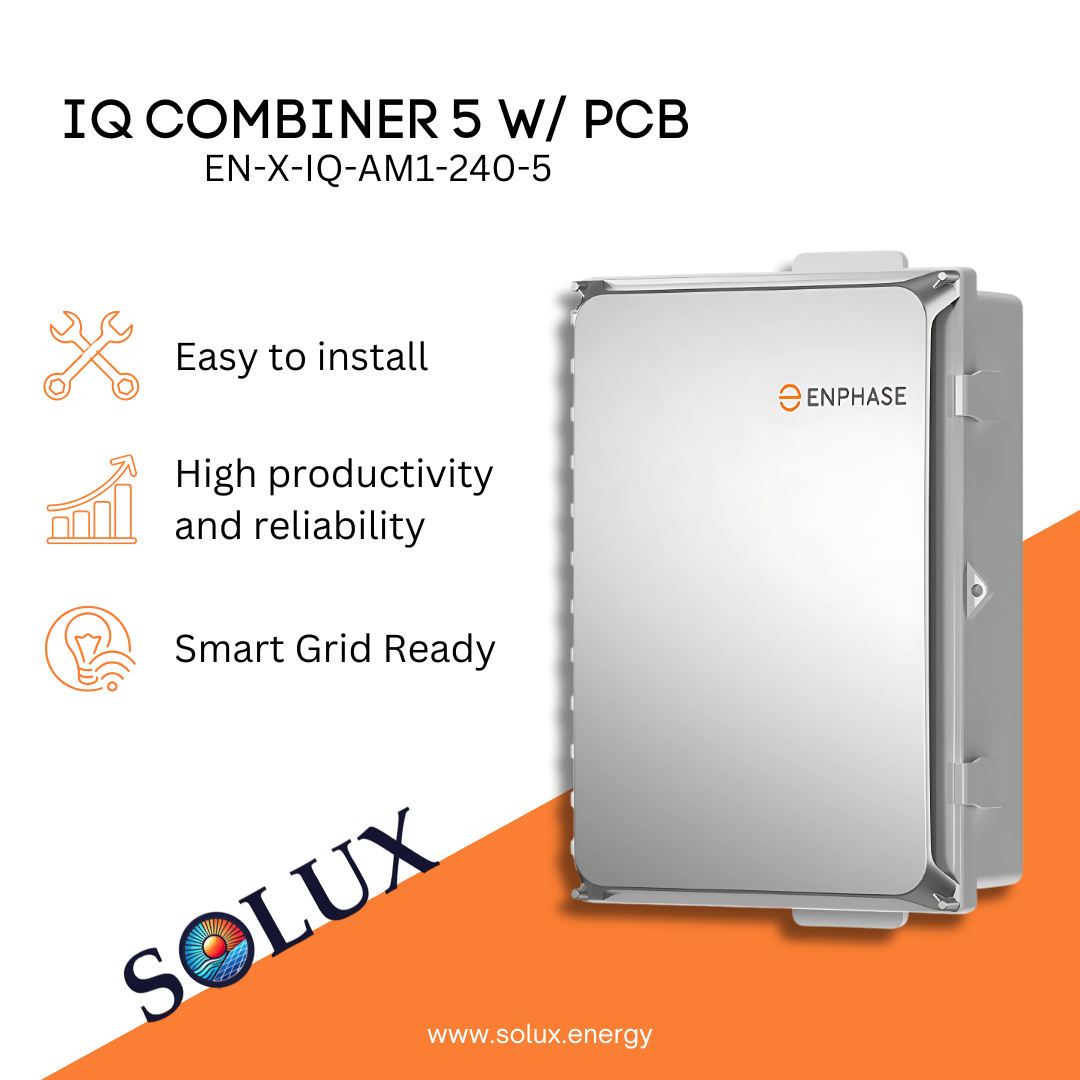 Enphase AC Combiner Box 5 w/ Printed Circuit Board – Solux, LLC