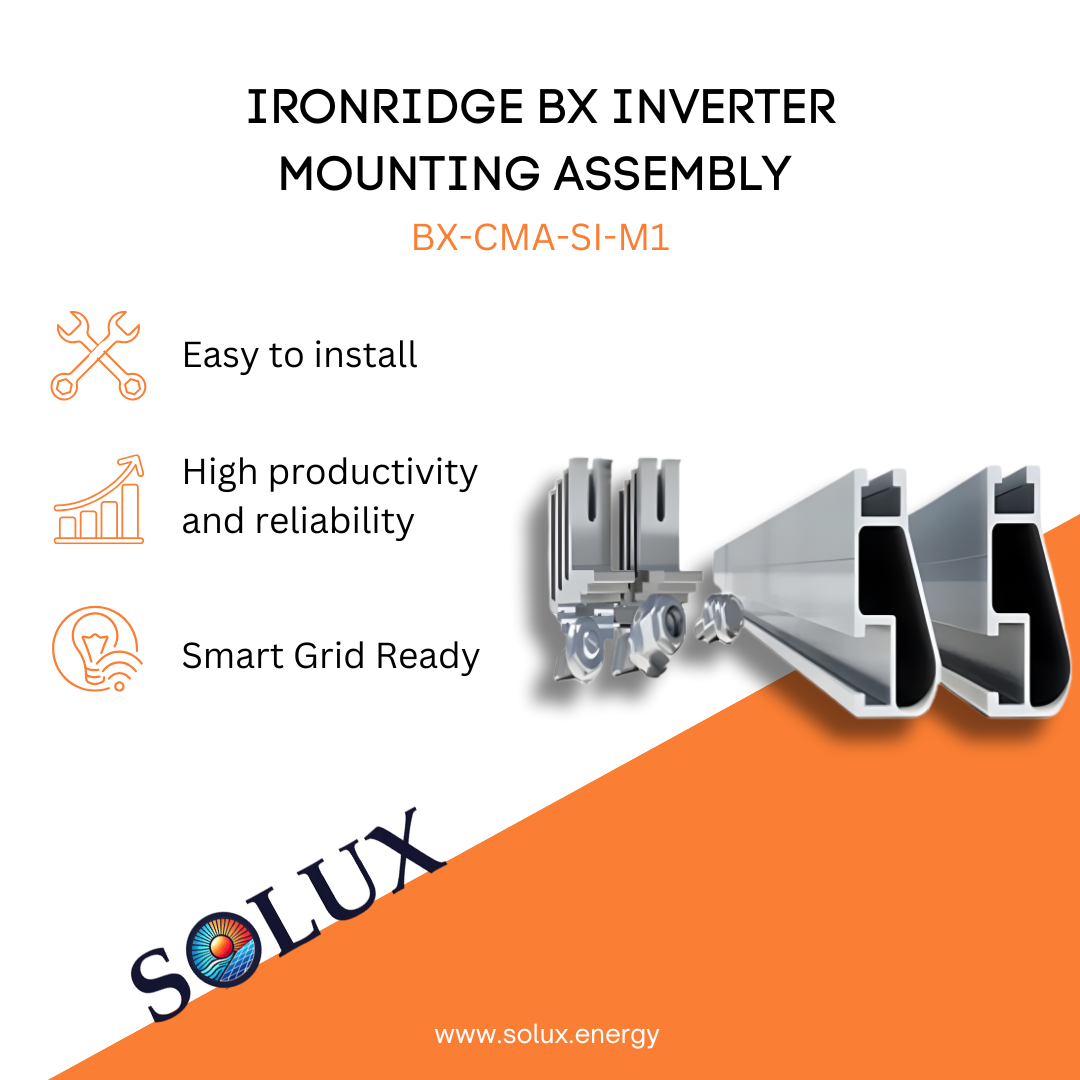 Mounting Kit, Ironridge BX Inverter Mounting Assembly – Solux, LLC