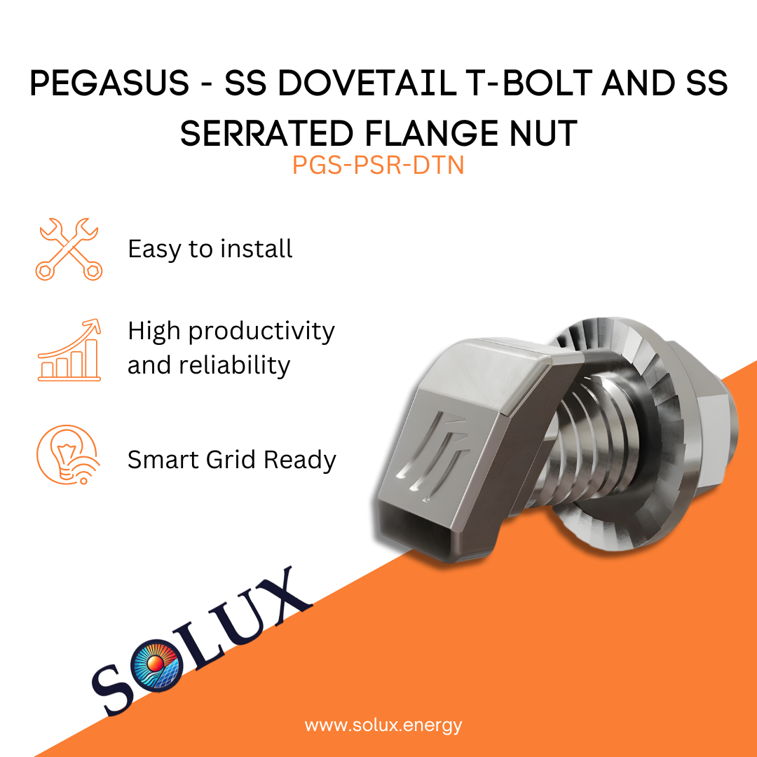 Pegasus T Bolts and Nuts SS Dovetail Flange – Solux, LLC