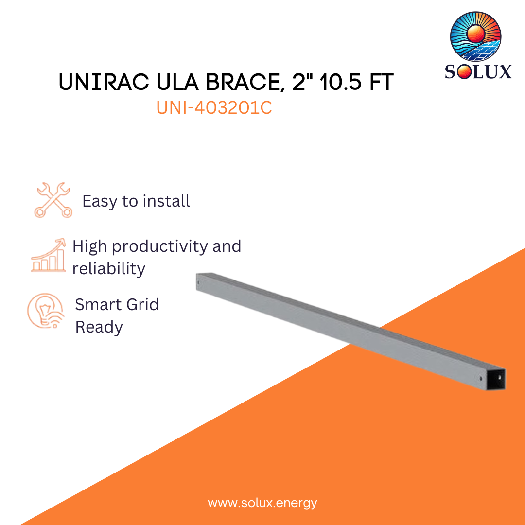 UNIRAC ULA BRACE, 2"@ 10.5 FT – Solux, LLC