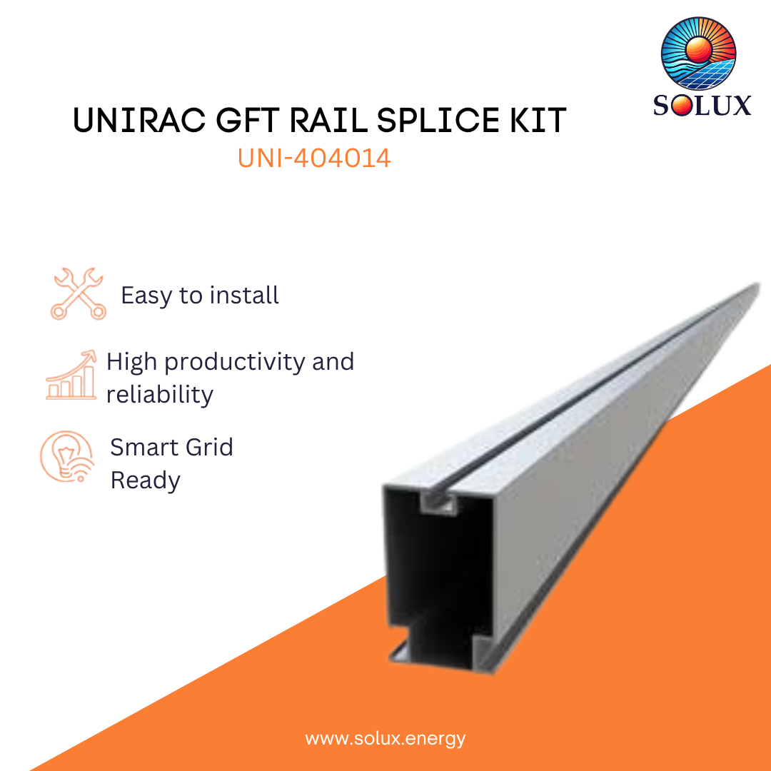 UNIRAC GFT RAIL SPLICE KIT – Solux, LLC