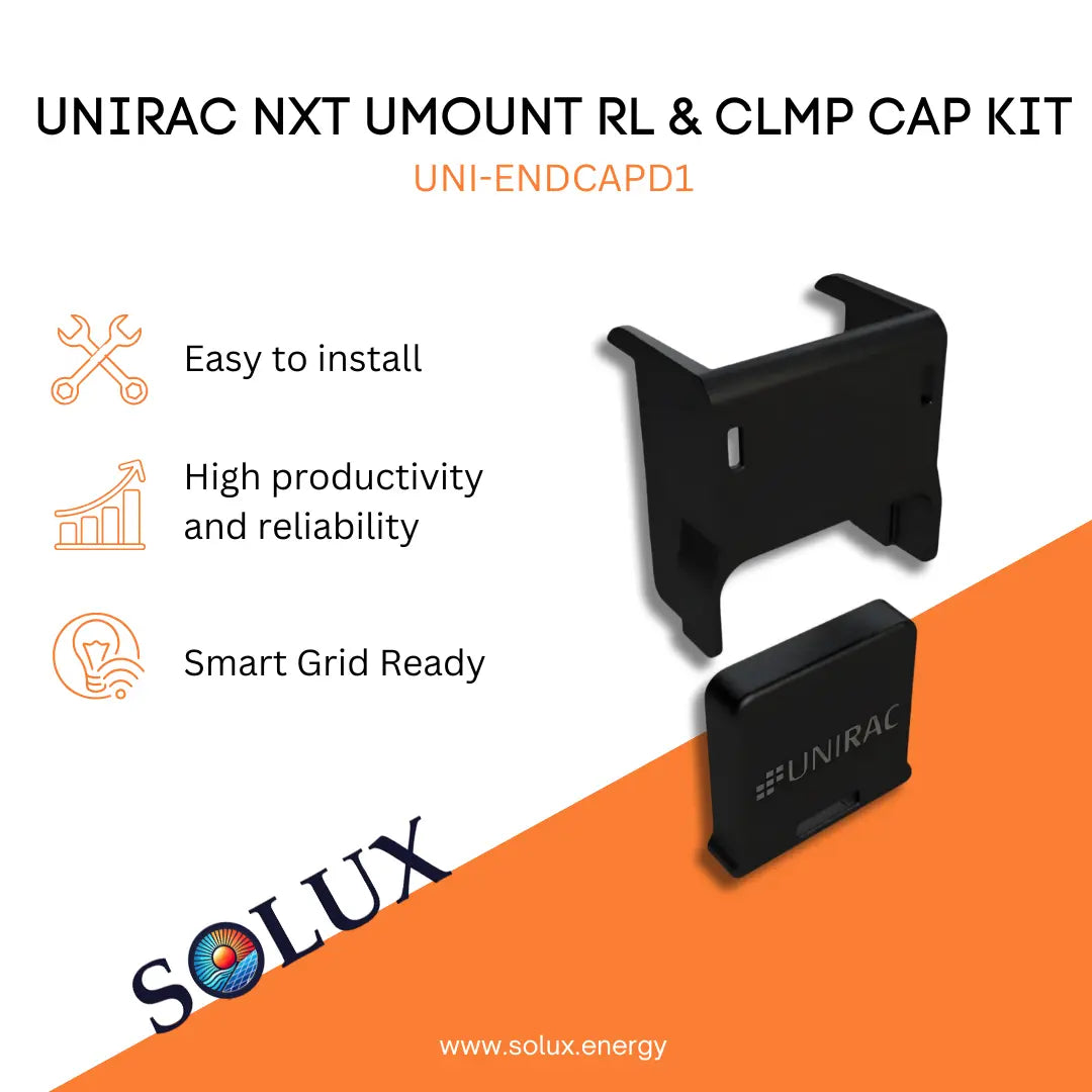 Clamp Cap Kit & UMount RL - Unirac NXT – Solux, LLC