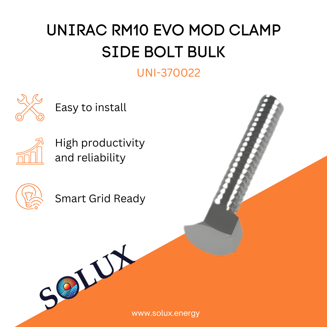 Module Clamp Side Bolt Bulk - Unirac RM10 EVO – Solux, LLC